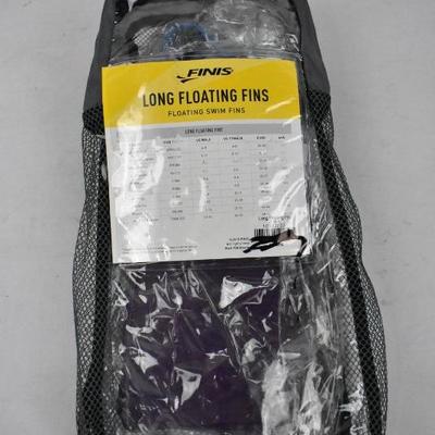 FINIS Long Floating Fin Jr. in Blue/Purple, Size 6-8 Women's - New ...