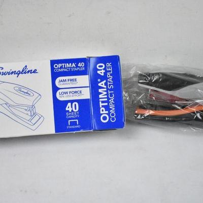 Swingline Optima 40 Compact Stapler, Half Strip (S7087842) - New ...