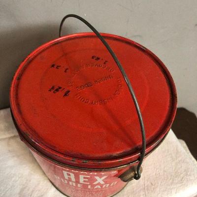 Lot #160 Cudahy's REX Pure Lard | EstateSales.org