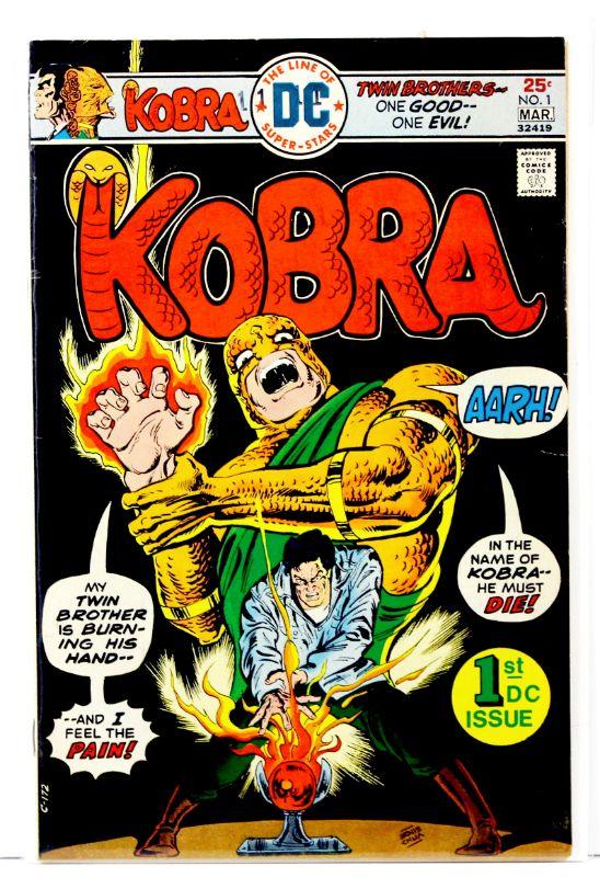 KOBRA #1 Origin & 1st Appearance Bronze Age Jack Kirby 1976 DC Comics ...