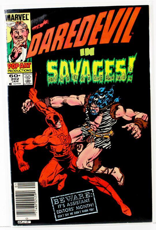 DAREDEVIL #201 Copper Age Comic Book in High Grade 1984 Marvel Comics ...