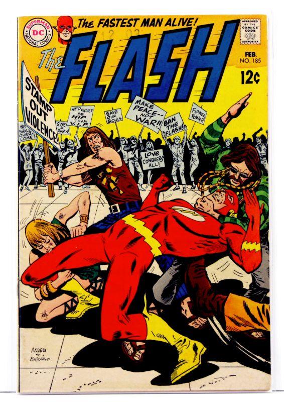 FLASH #185 Rare Silver Age Comic Book 1968 DC Comics FN/VF ...