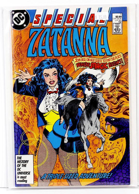 ZATANNA SPECIAL #1 Gardner Fox Story Copper Age Comic Book 1987 DC ...
