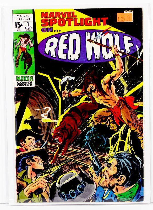 Marvel Spotlight #1 RED WOLF Origin of Red Wolf Bronze Age NEAL ADAMS ...