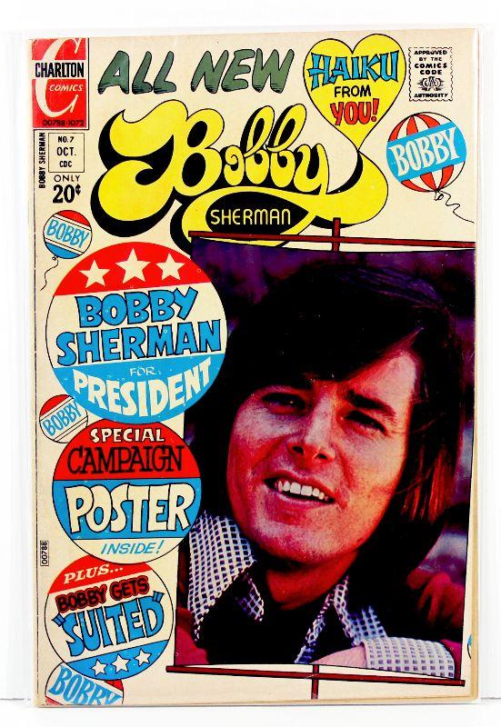 Bobby Sherman 7 Rare Bronze Age Comic Book 1972 Charlton Comics Vg