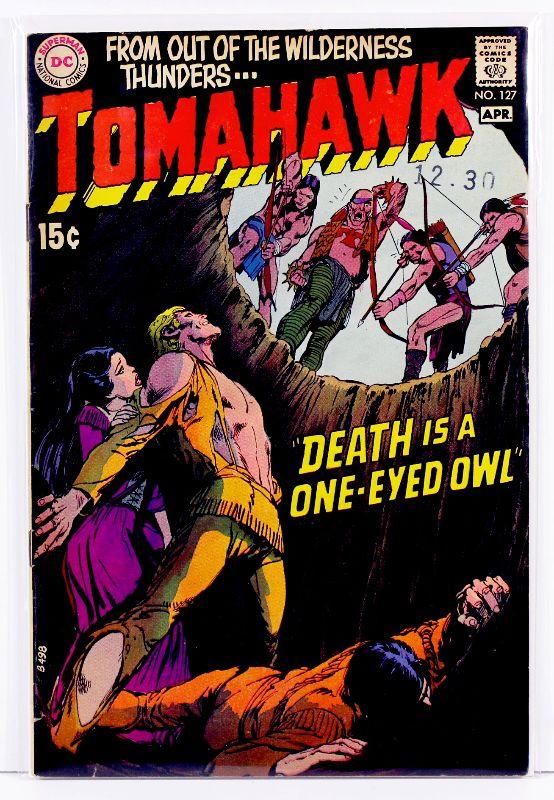 TOMAHAWK #127 Rare Brozne Age Comic Book NEAL ADAMS Cover Art 1970 DC ...