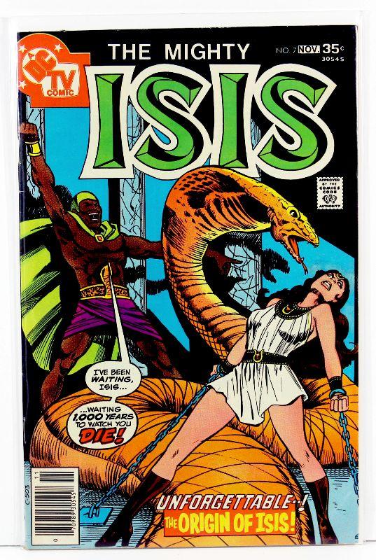 The Mighty ISIS #7 Origin of ISIS Rare Bronze Age Comic Book 1977 DC ...