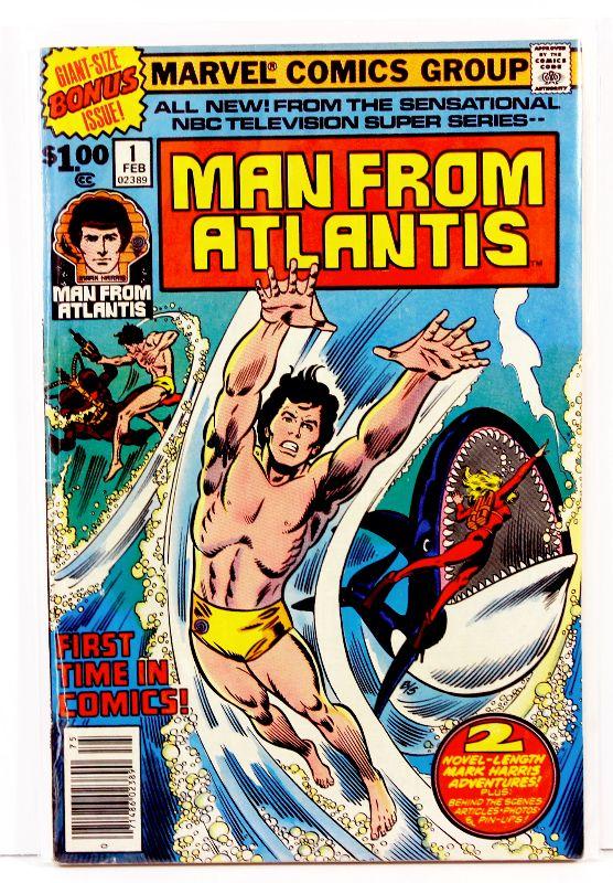 MAN FROM ATLANTIS #1 based on NBC TV Series Mark Harris Bronze Age 1978 ...