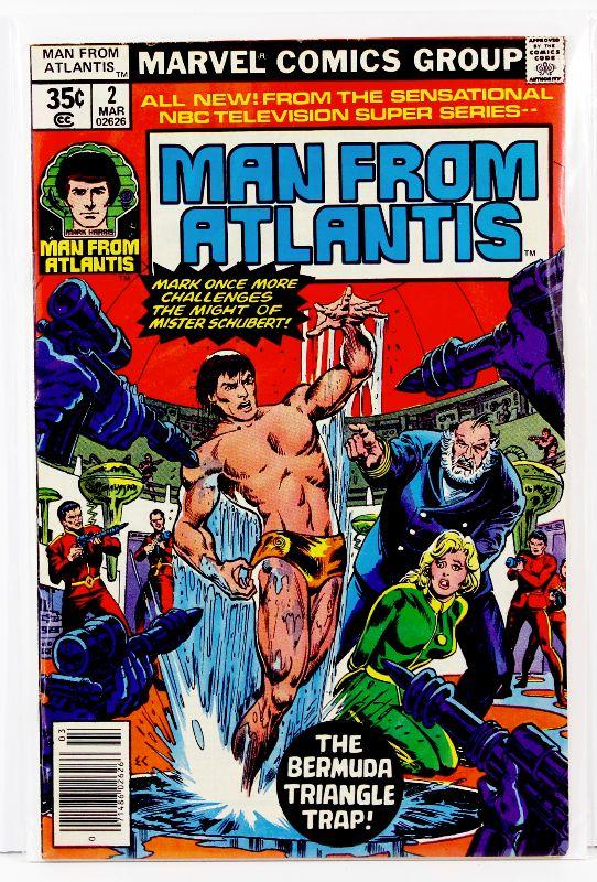 MAN FROM ATLANTIS #2 based on NBC TV Series Mark Harris Bronze Age 1978 ...