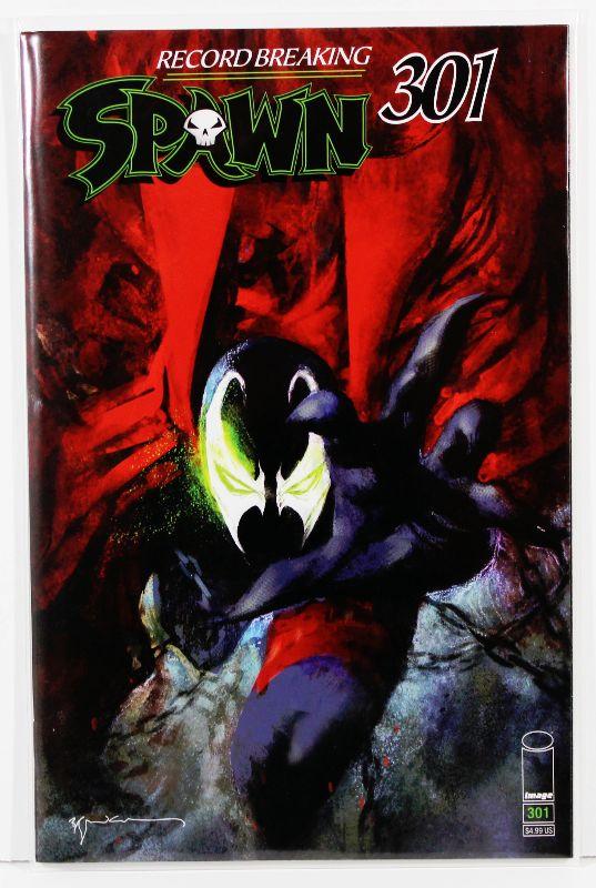 SPAWN #301 Bill Sienkiewicz VARIANT Cover M 2019 Marvel Comics - New NM ...