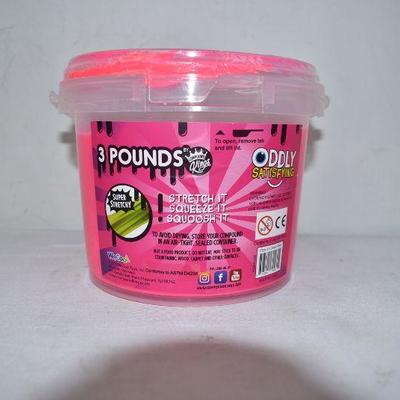Compound Kings 3 Pounds of Neon Pink Slime Bucket - New | EstateSales.org