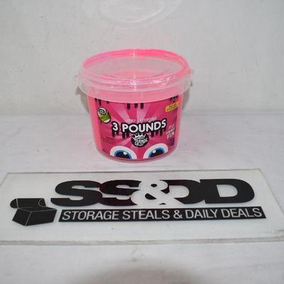 Compound Kings 3 Pounds of Neon Pink Slime Bucket - New | EstateSales.org