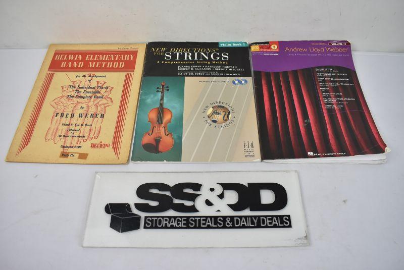 3 Band/Orchestra Books: Band Method to Theatre Classics w/ Professional ...