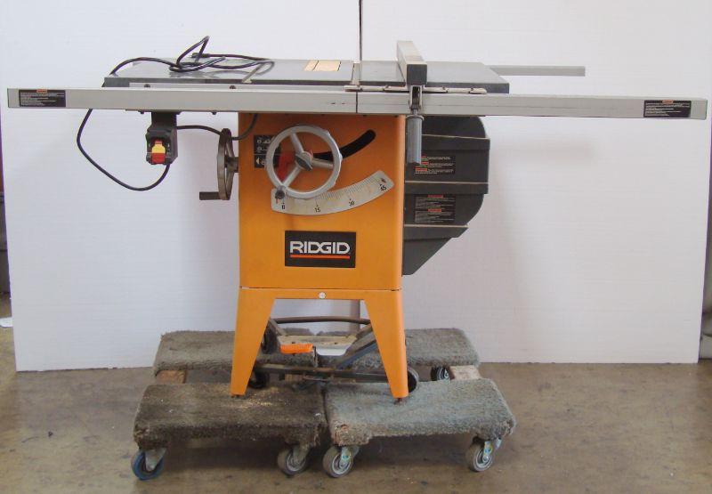 Lot 1047 Ridgid Table Saw R4511 10 EstateSales