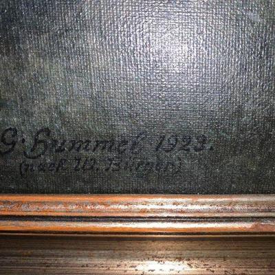 Antique Brummel Painting 1923 | EstateSales.org