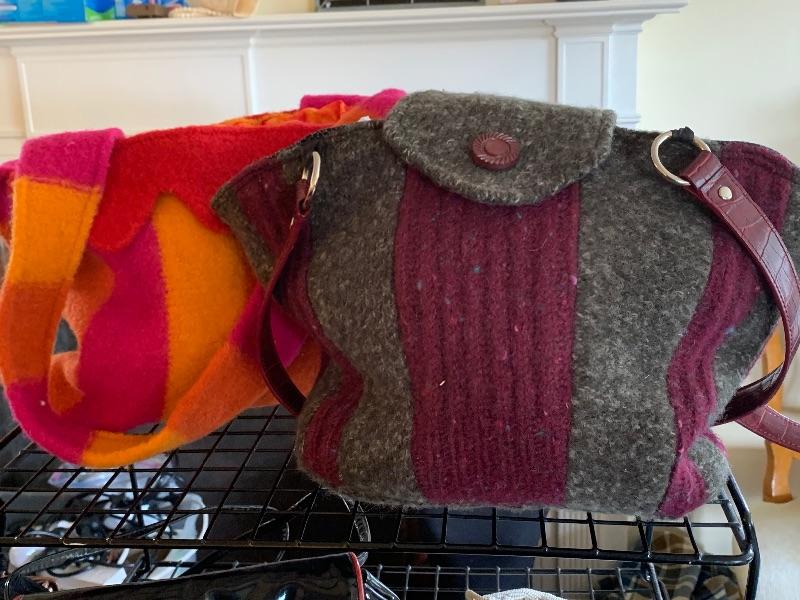 Handmade Boiled Wool Purses | EstateSales.org