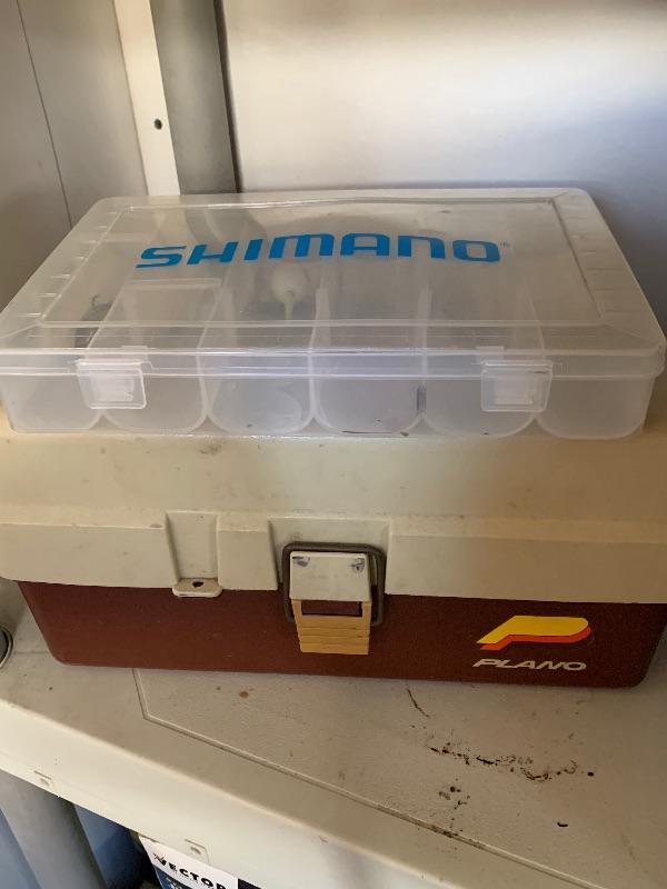 Plano & Shimano tackle box | EstateSales.org