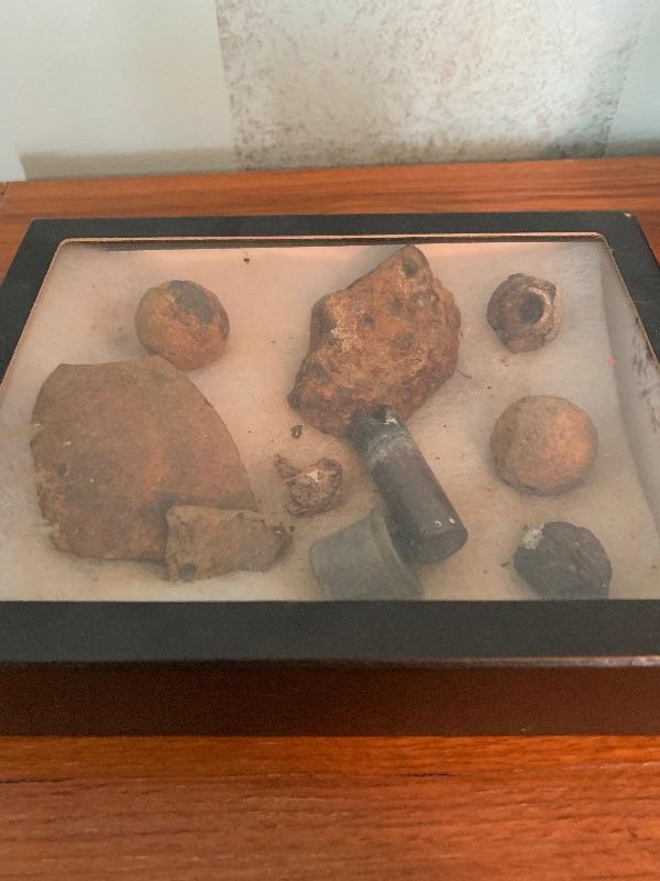 Box of civil war artifacts | EstateSales.org