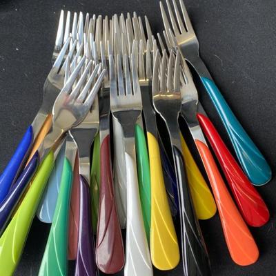 Fiestaware Silverware Set (4 serving pcs, 20 Lrg Spoons, 20 Small ...