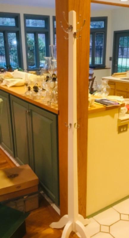 WHITE COAT TREE | EstateSales.org