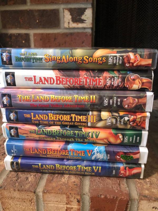 Disney Land Before Time VHS Tapes | EstateSales.org