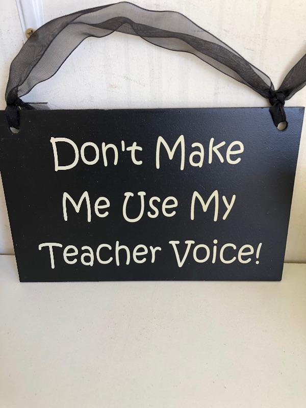 Teacher sign | EstateSales.org