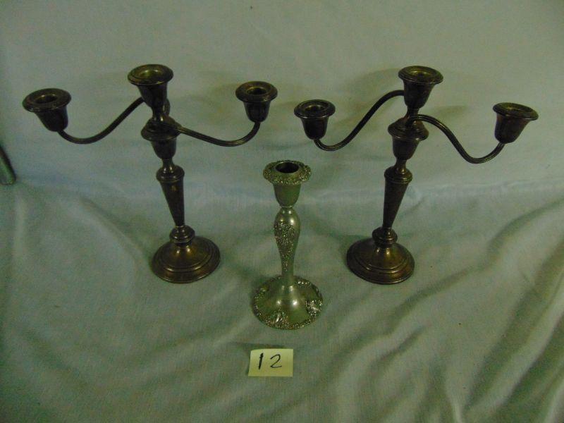 12 Candle holders | EstateSales.org
