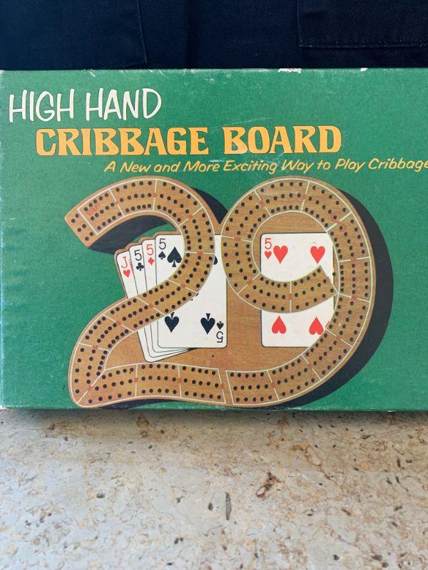 High hand cribbage board | EstateSales.org