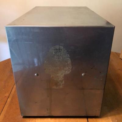 Vintage Stainless Metal Multi Drawer Countertop Bread Box | EstateSales.org