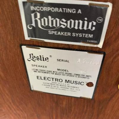 Leslie 705 Rotosonic organ speaker | EstateSales.org