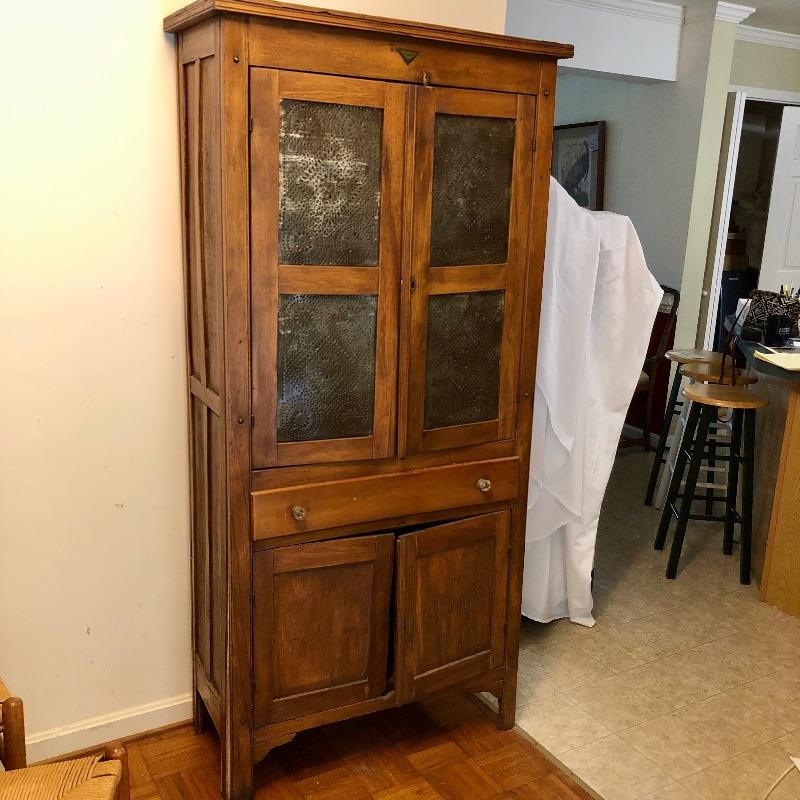 Lot 88 Antique Acme Pie Safe EstateSales lot-88-antique-acme-pie-safe-estatesales
