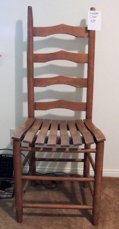 Ladder Back - Wood Chair | EstateSales.org