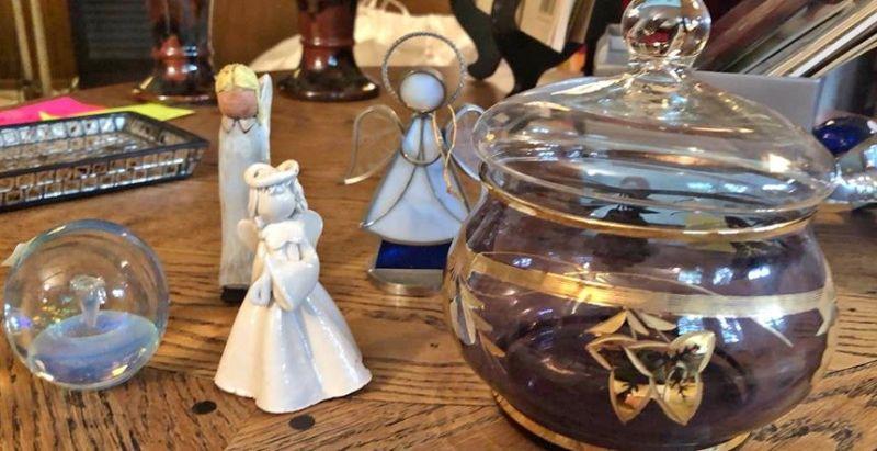 HOME DECOR - Angel Paperweight Candy Dish LOT | EstateSales.org