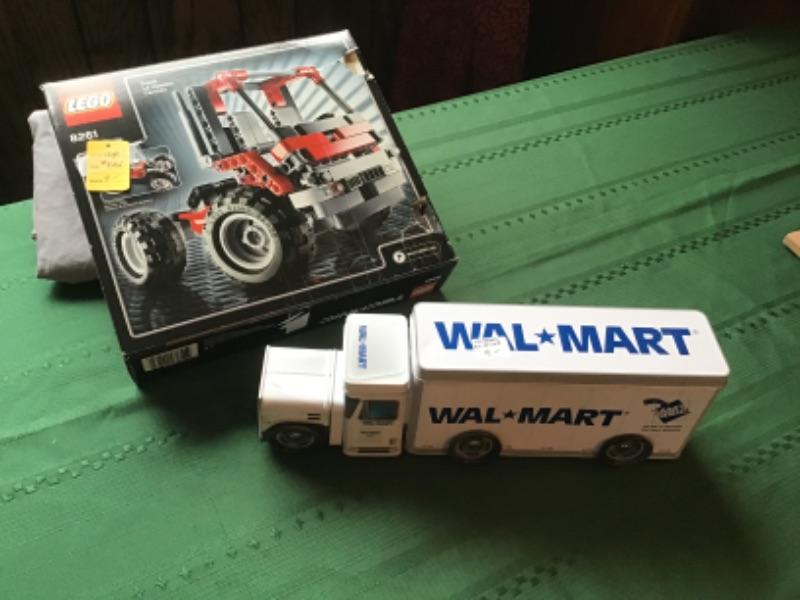 #mb46. Lego technic number 8261 and Walmart tin | EstateSales.org