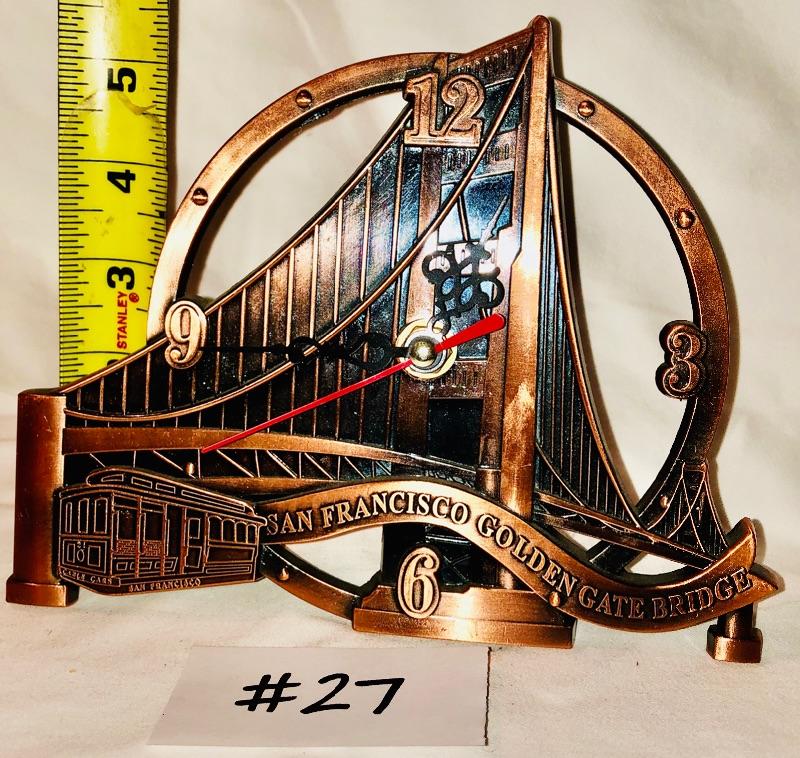 San Francisco Golden Gate Bridge clock | EstateSales.org
