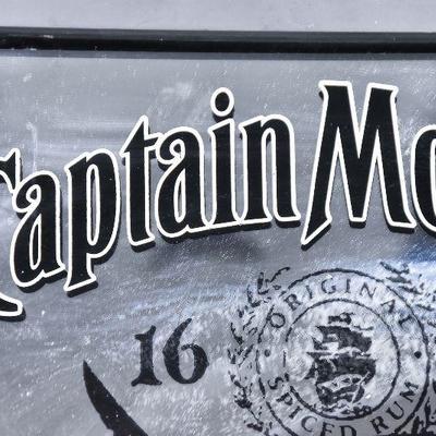 Lot 147: Captain Morgan Mirror Sign | EstateSales.org