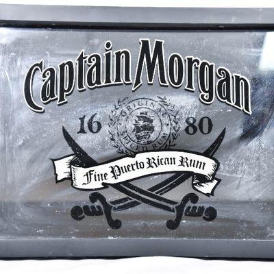 Lot 147: Captain Morgan Mirror Sign | EstateSales.org