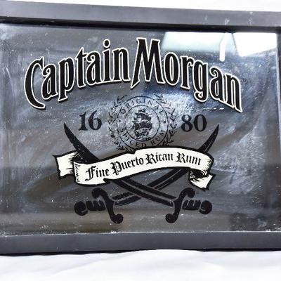 Lot 147: Captain Morgan Mirror Sign | EstateSales.org