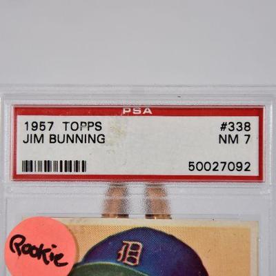 Lot 304: Jim Bunning 1957 Rookie Card | EstateSales.org