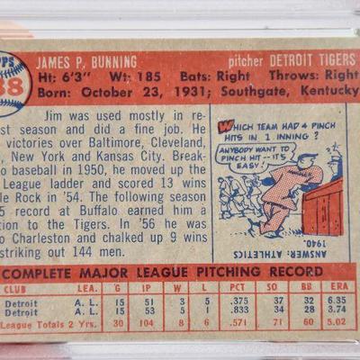 Lot 304: Jim Bunning 1957 Rookie Card | EstateSales.org