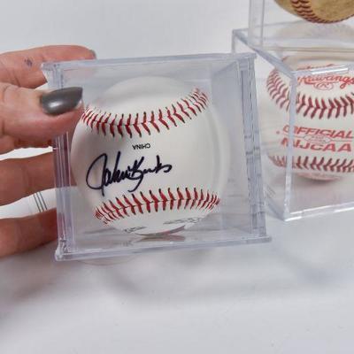 Lot 320: Lot of Collectible Baseballs | EstateSales.org