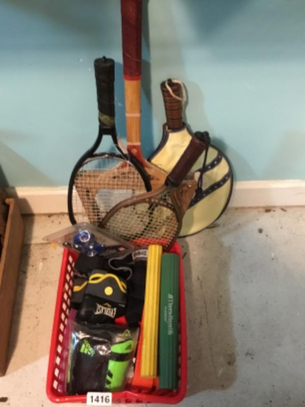 Assorted sporting goods items lot 1416 | EstateSales.org
