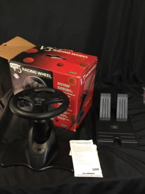 Nintendo N64 V3 Racing Wheel and power cord Lot 1483 | EstateSales.org