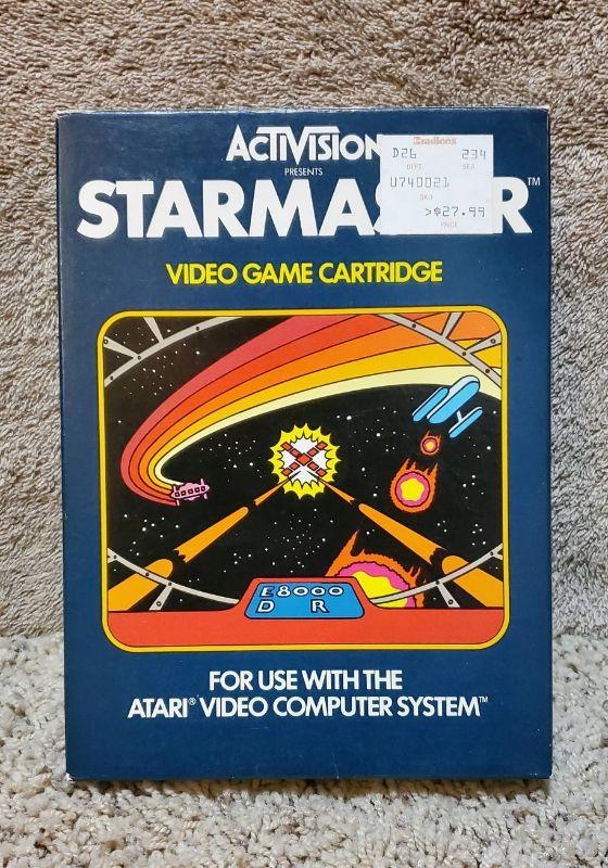 Activision Starmaster Video Game Cartridge in Orig Box for Atari ...