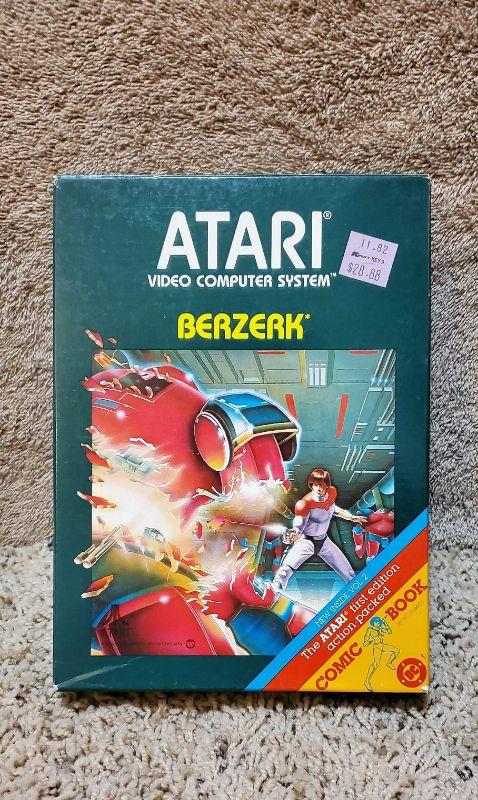 Berzerk Video Game Cartridge in Orig Box For Atari | EstateSales.org