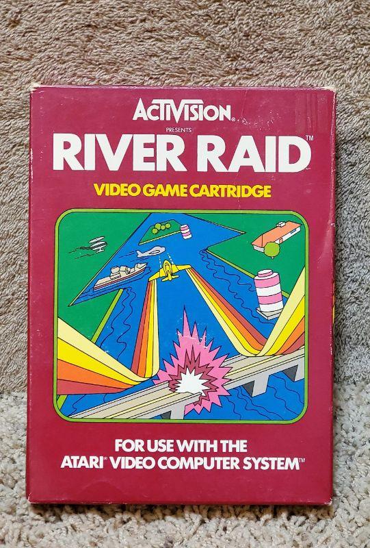 Activision River Raid Video Game Cartridge in Orig Box for the Atari ...