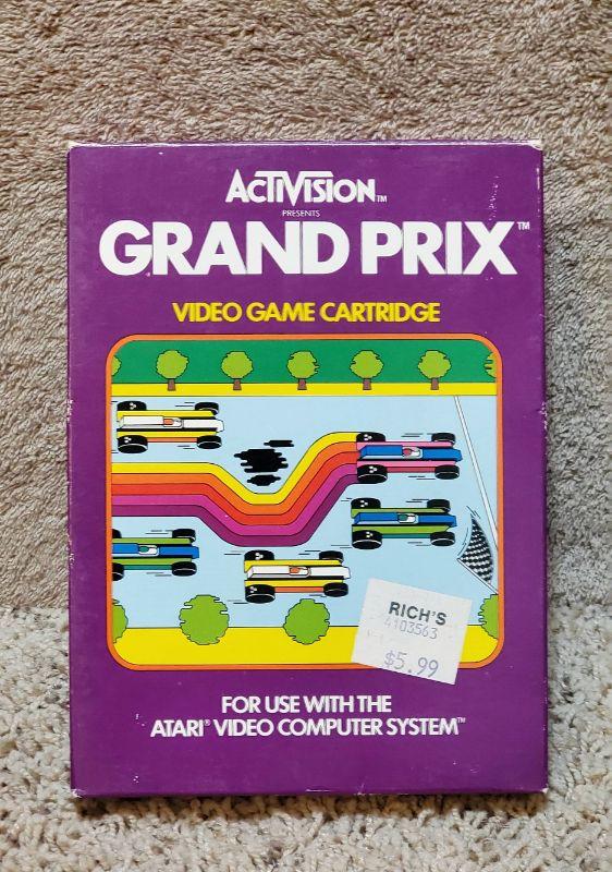 Activision Grand Prix Video Game Cartridge in Orig Box for the Atari ...