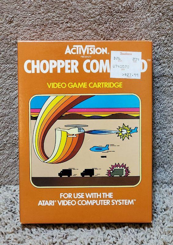 Activision Chopper Command Game Cartridge in Orig Box for the Atari ...