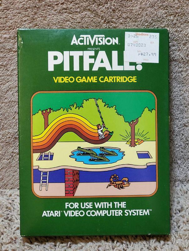 Activision Pitfall Game Cartridge in Orig Box for the Atari ...
