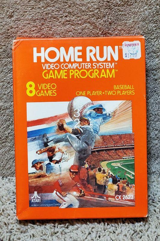 Home Run Game Program, 8 Video Games, Orig Box, for the Atari - CX2623 ...